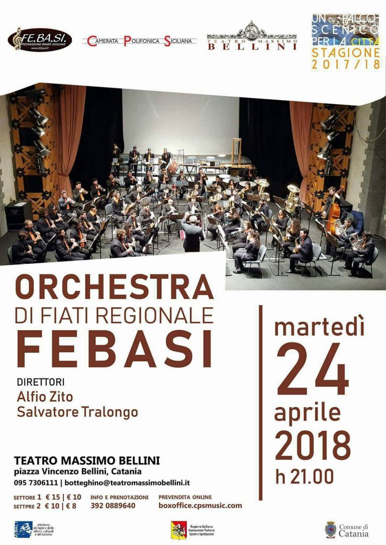 Martedì 24 aprile, sul palcoscenico del Teatro Bellini di Catania, gran ...